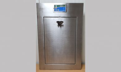 Trisorter Garbage chute door with closed position - Hi Tech Equipments