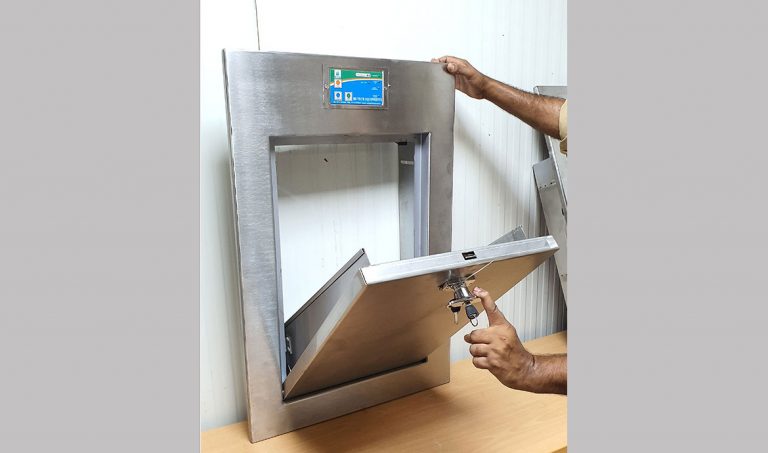 Trisorter door with open position - Hi Tech Equipments
